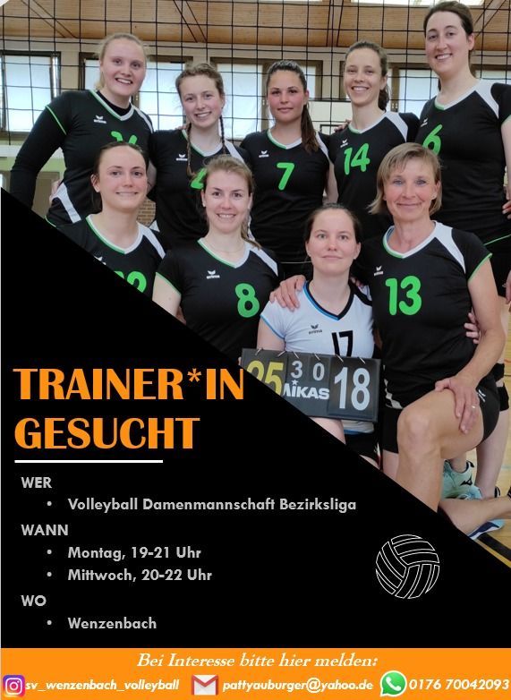 Wir suchen ab sofort einen motivierten Trainer/in